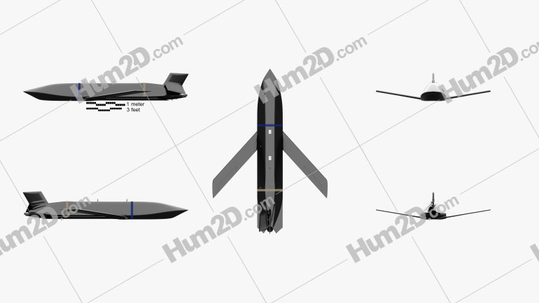 AGM-158C LRASM Clipart and Blueprint - Download Aircraft Clip Art ...