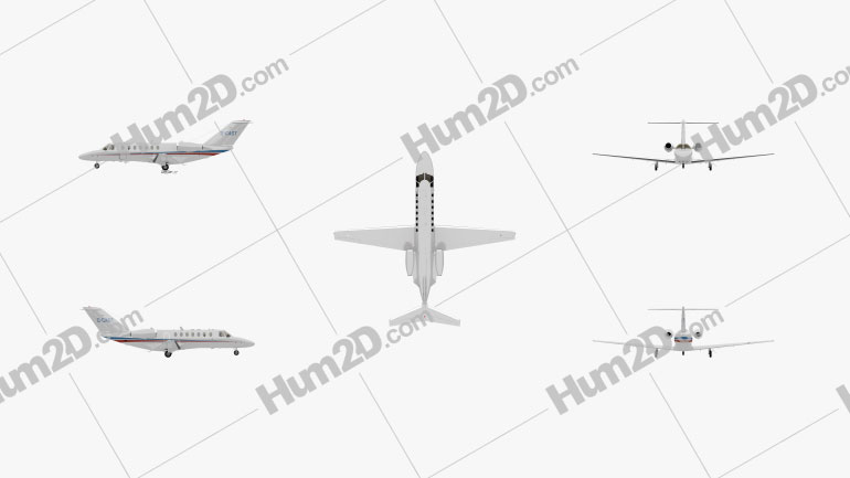 Cessna Citation CJ3 Clipart and Blueprint - Download Aircraft Clip Art ...