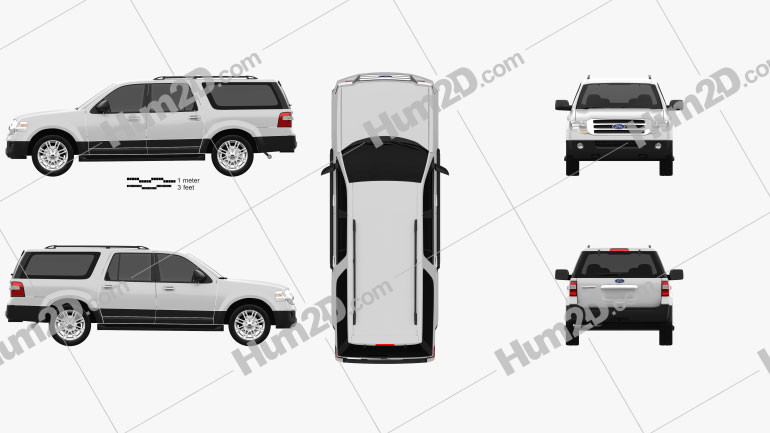 Ford Expedition Clipart and Blueprints for Download