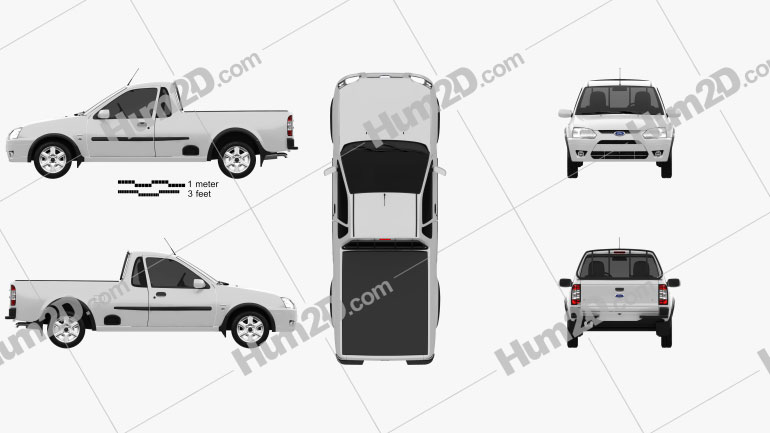 Ford Bantam 2012 Clipart and Blueprint - Download Vehicles Clip Art ...