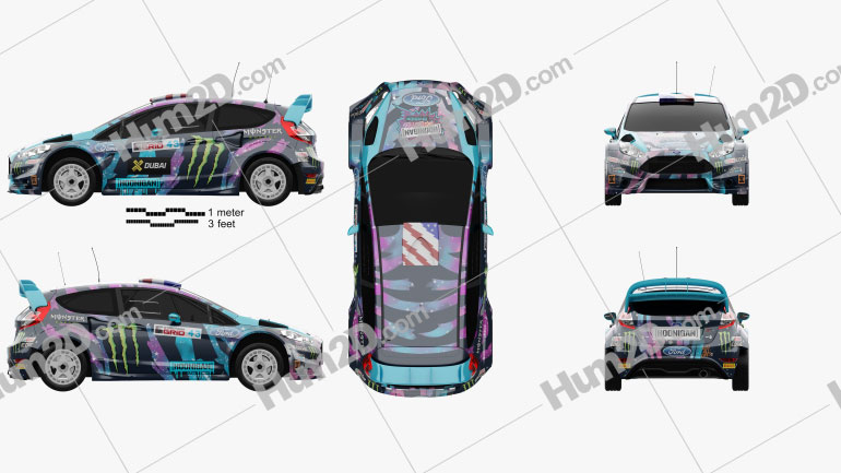 Ford Hatchback ClipArt Images and Blueprints for Download in PNG, PSD