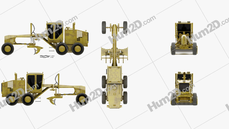 Grader Clipart and Blueprints for Download