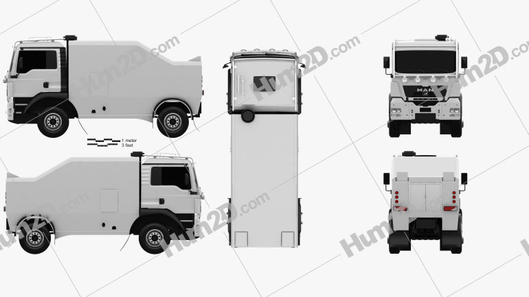MAN TGS Rally Truck 2012 Clipart and Blueprint - Download Vehicles Clip ...