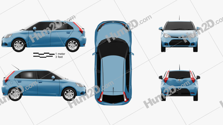 MG 3 2011 Clipart and Blueprint - Download Vehicles Clip Art Images in ...