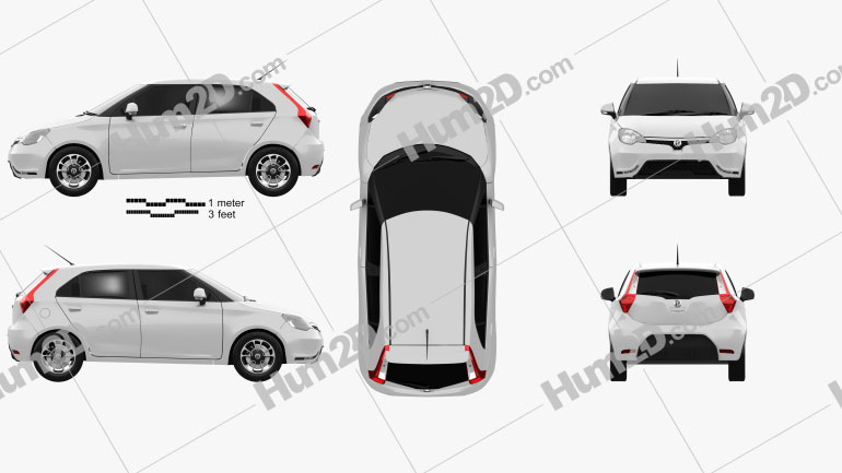 MG 3 2013 Clipart and Blueprint - Download Vehicles Clip Art Images in ...