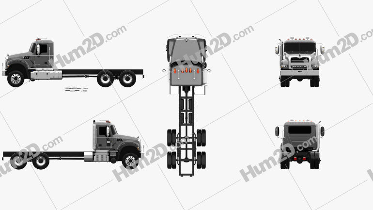 Mack Granite Clipart and Blueprints for Download