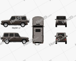 Mercedes-Benz GLS-class 2019 Clipart and Blueprint - Download Vehicles ...