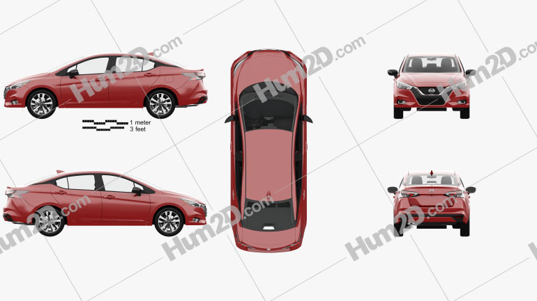 Nissan ClipArt Images and Blueprints for Download in PNG, PSD | Hum2D