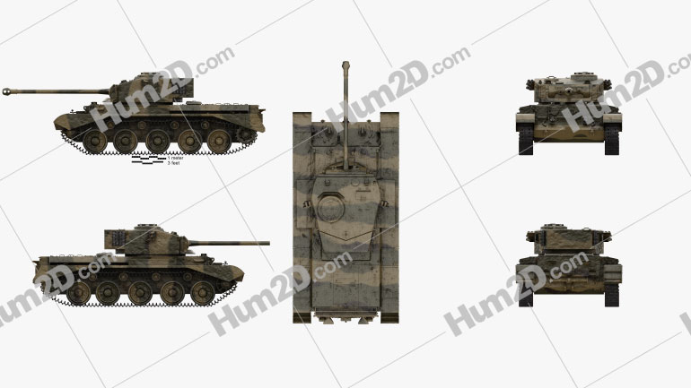 Cruiser tank Clipart und Baupläne zum Herunterladen