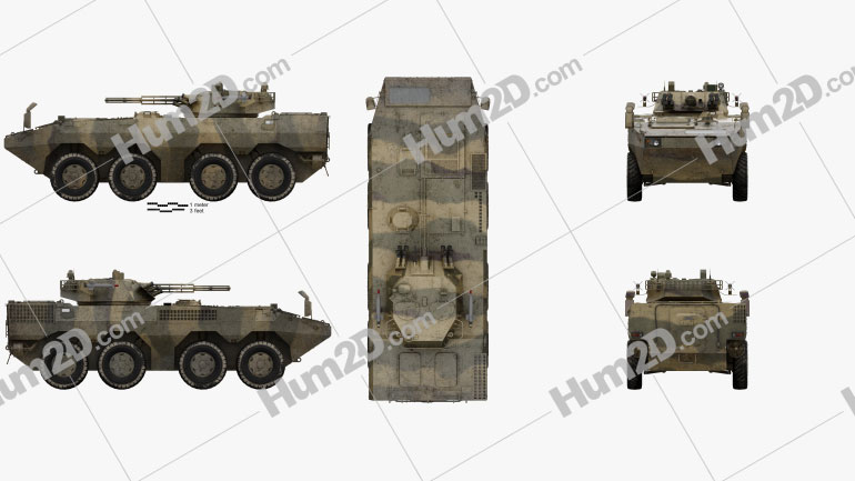Infantry fighting vehicle Clipart and Blueprints for Download