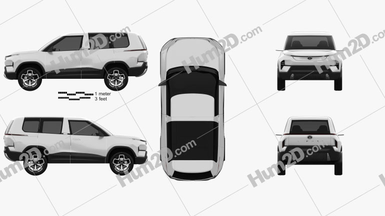 Tata Sierra 2020 Clipart and Blueprint - Download Vehicles Clip Art ...