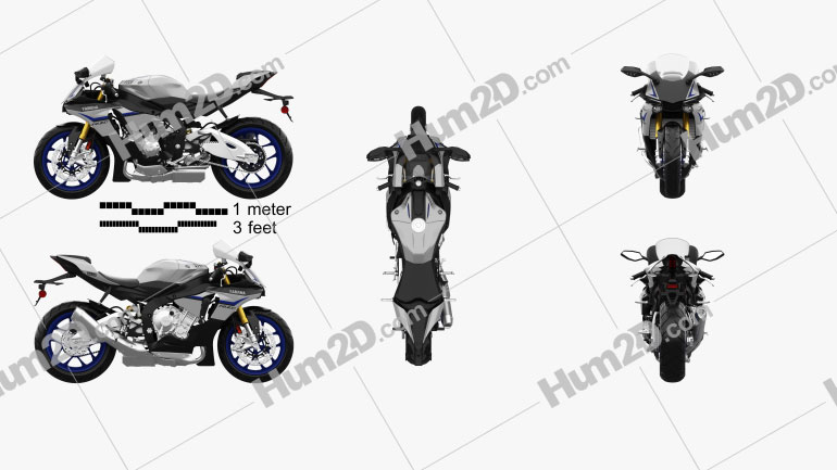 Yamaha YZF-R1M 2015 Clipart - Download Vehicles Clipart Images and ...